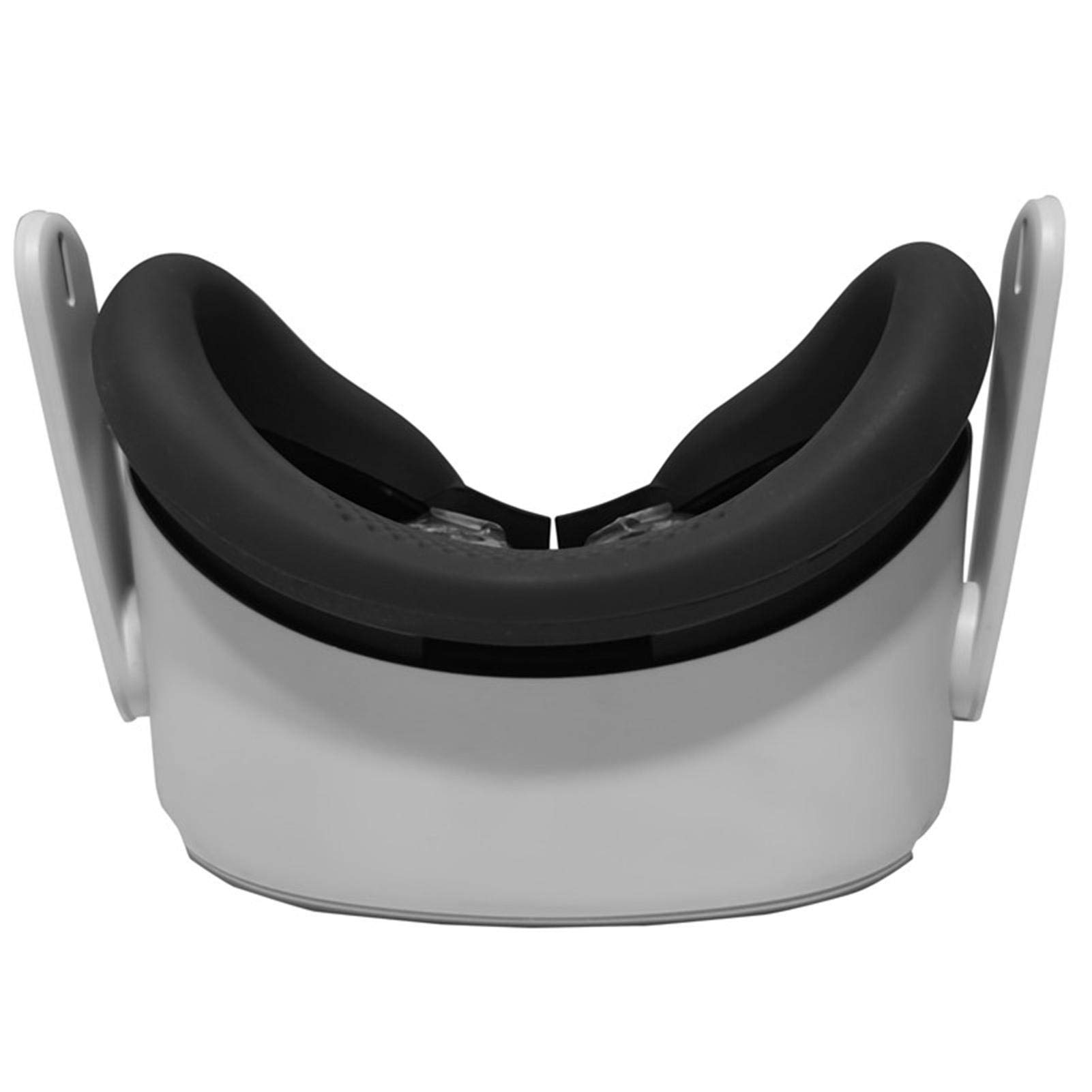 A/B VR Eye Silicone Cover Eye Set Accessories Washable and Nonslip and Sweat-Absorbent Compatible with Oculus Quest 2 VR Eye Cushion Cover Sweatproof Lightproof Protection Kit