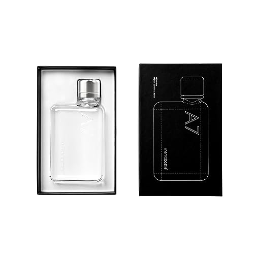 A7 memobottle - The Flat Water Bottle Designed to fit in Your Bag | BPA Free | 6oz (180ml)