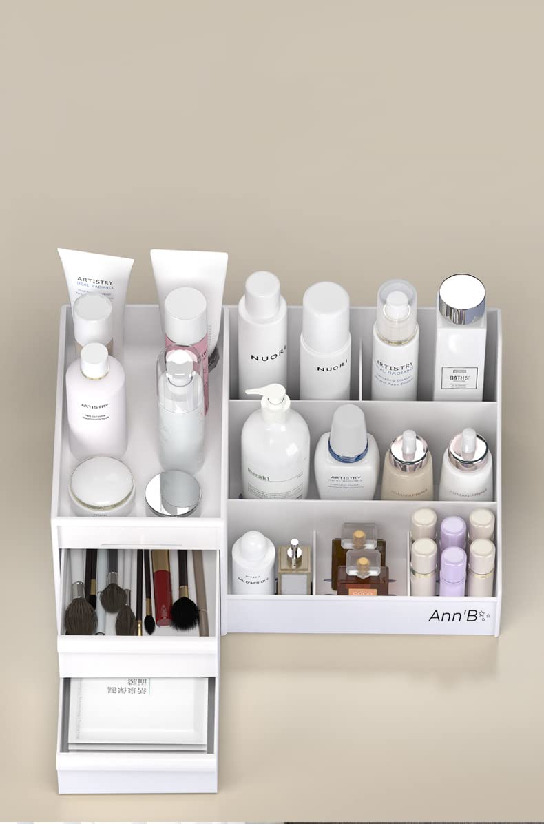 Ann'B✮✮✮ Makeup Organizer Cosmetic Jewelry Skincare Storage Box Desk Drawer