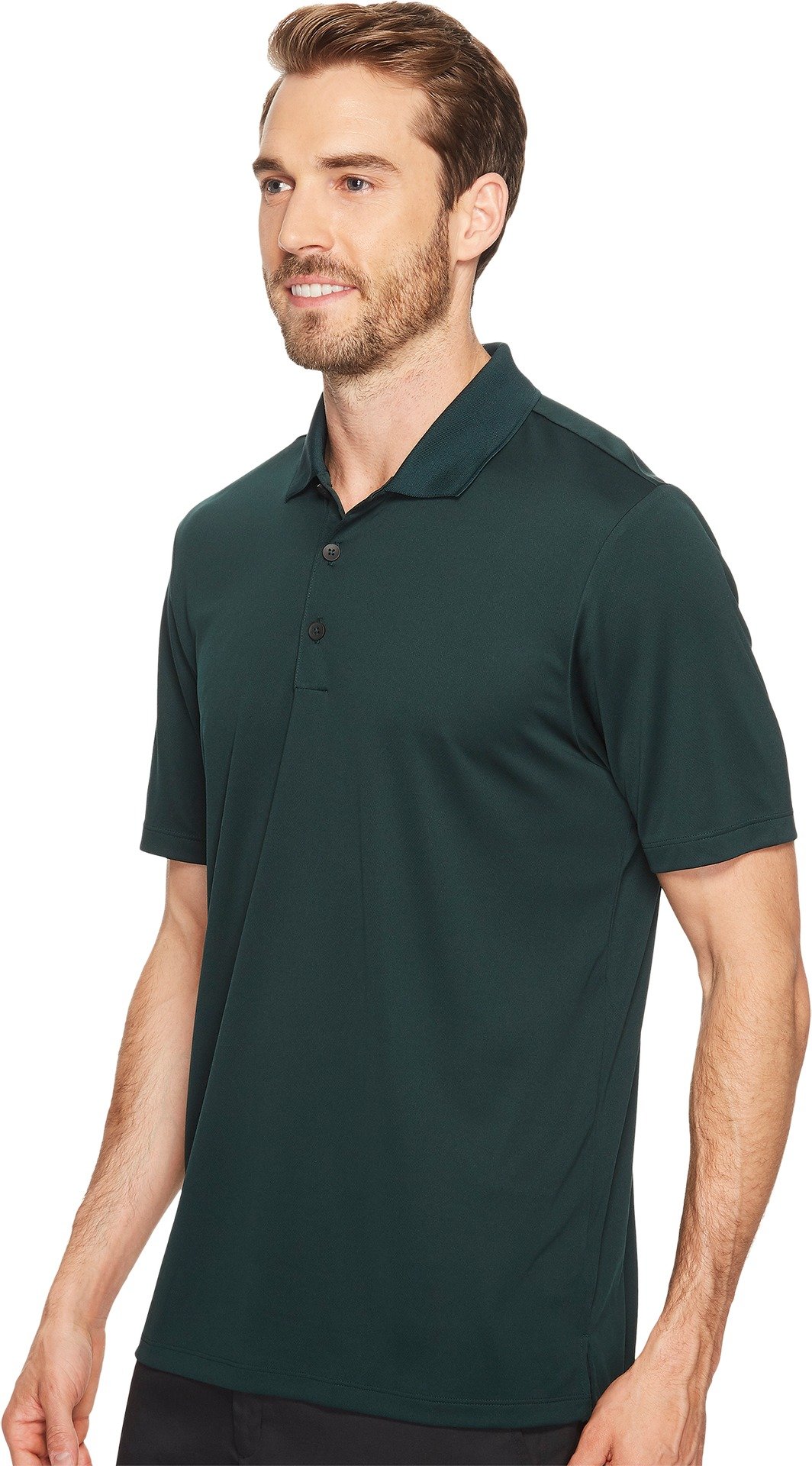 adidas Golf Boys Performance Polo, Green Night, Small