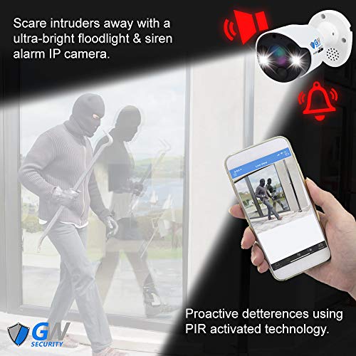GW 8 Channel 4K NVR 8MP 4K AI Smart Home Security Camera System, (4) Dome and (4) Bullet Built-in Microphone Audio Recording HD 2160P 4K IP PoE Cameras, Face Recognition/Human/Vehicle Detection