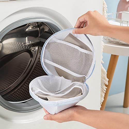 Bra Laundry Bags for Washing,Mesh Delicates Zipper Bra Laundry Bags for Washing Machine for Bra and Other Small Intimate Clothes 2Pcs