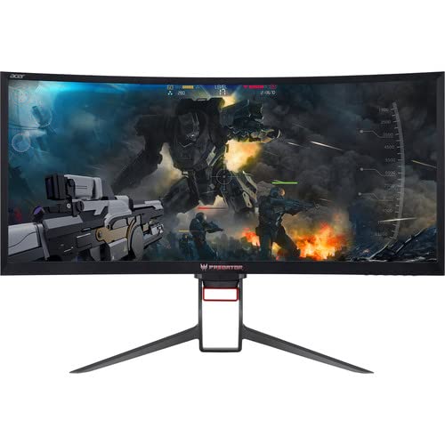 acer Predator Z35P 35" 21:9 1800R QHD 100 Hz Curved G-Sync LCD Monitor, 3440 x 1440 Resolution, 4ms Response Time, with MTC HDMI Cable