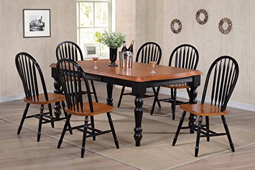 Sunset Trading Black Cherry Selections Dining Chair, Multicolor