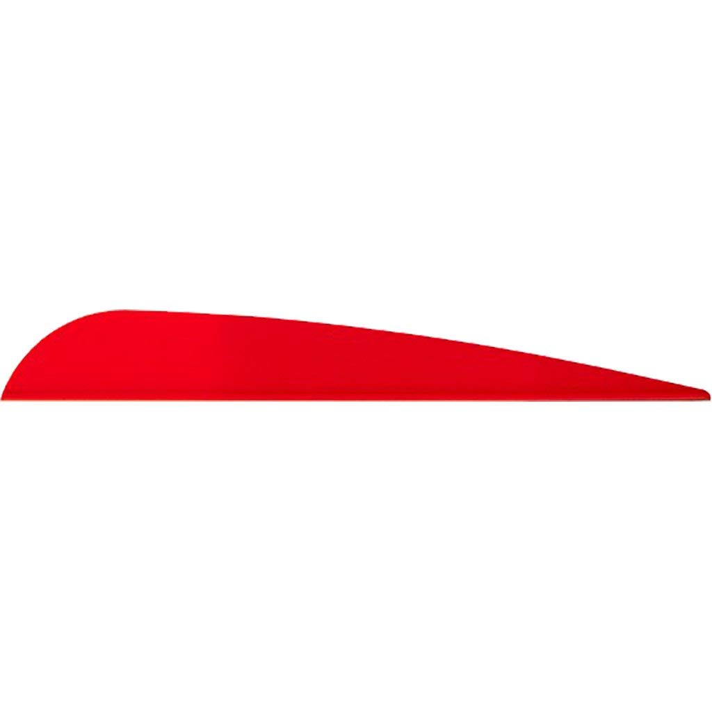 AAE Cavalier TRAD40FO50 Trad Fire Orange 4" Archery Arrow Vane 50 Pack