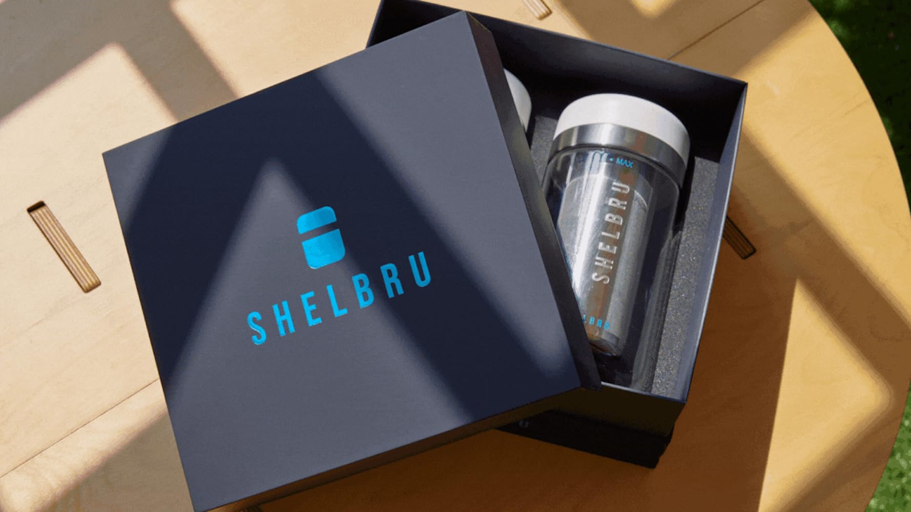 Shelbru Cold Brew Coffee Maker - 2-Piece Set w/Brewer & Carafe (Pitcher) - Reusable Stainless Steel Filter & Heavy-Duty Boroscilicate Glass - 16.9 fl oz / 500ml of Cold Brew Concentrate/Iced Coffee