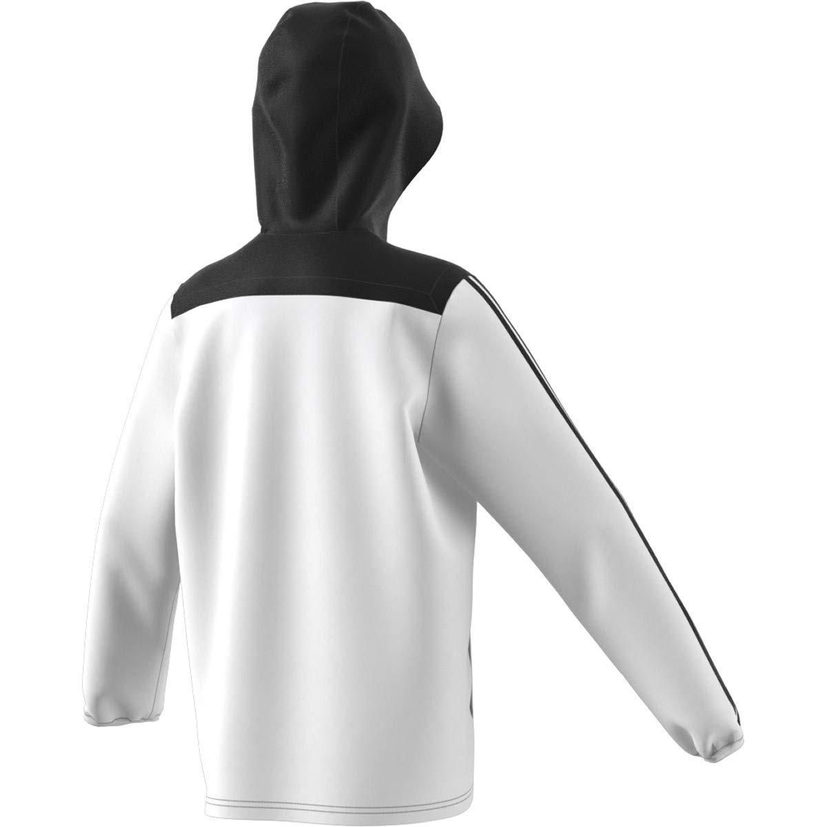 adidas Kids' Tiro Soccer Windbreaker, White/Black, XX-Small