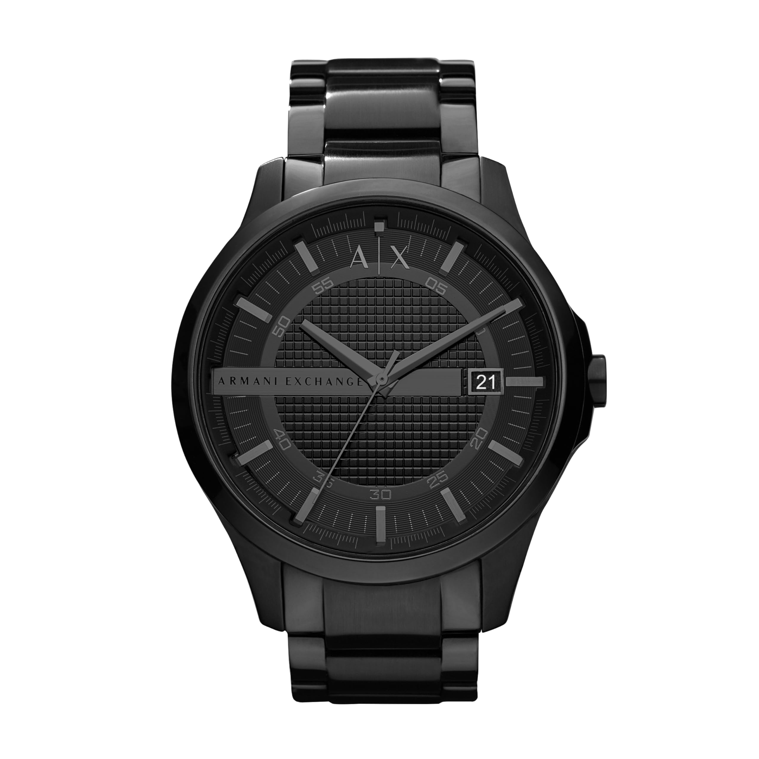 A|X ARMANI EXCHANGE Men's Black Stainless Steel Watch (Model: AX2104)