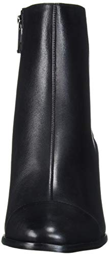 A|X Armani Exchange Women's Ankle Boot with Chunky Heel, Black, 41 Medium EU (10 US)