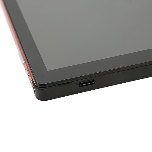 Airshi 10.1 Inch 2 in 1 Tablet, 6GB 128GB HD Tablet 1960x1080 for Study (US Plug)