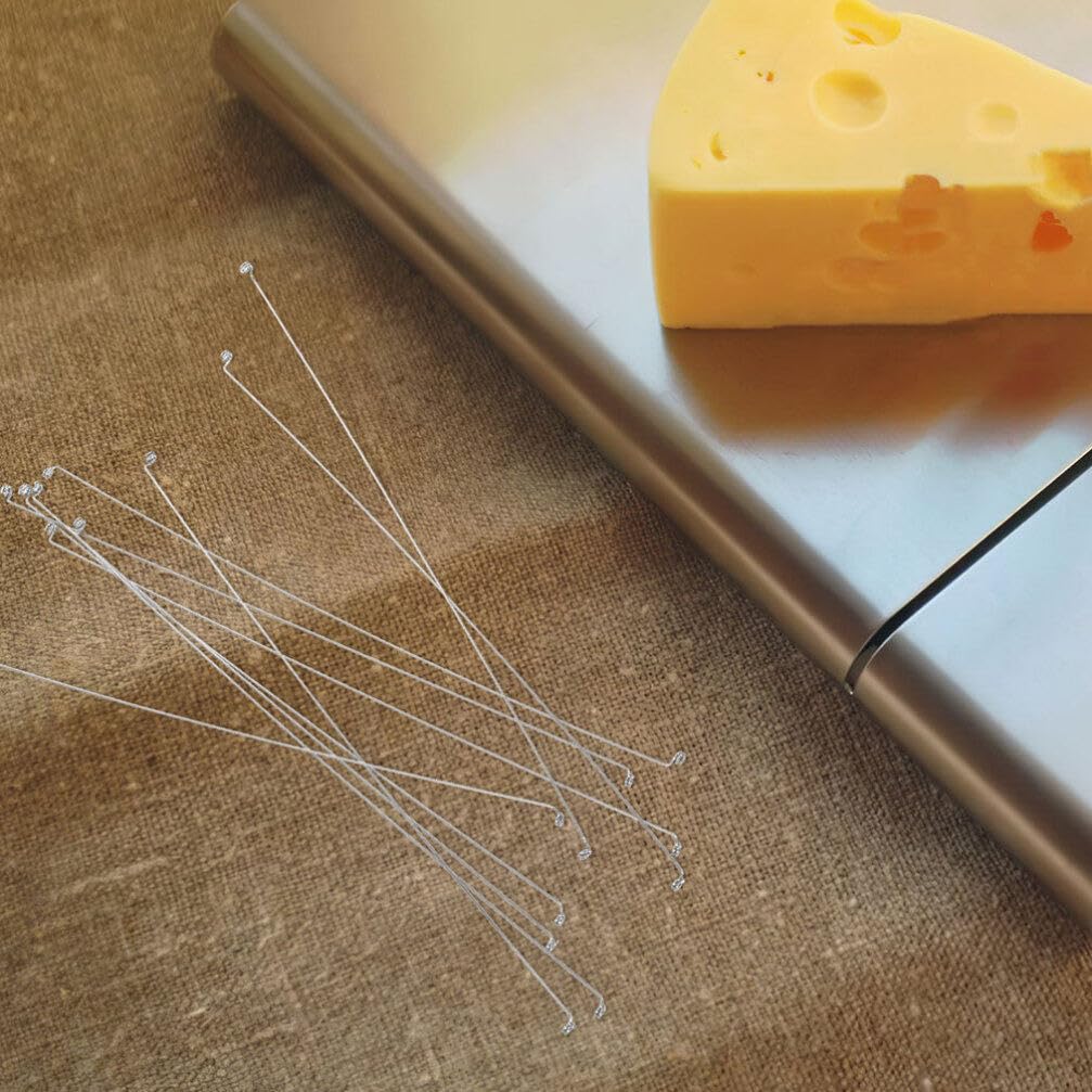 ABOOFAN Cheese Slicer Wire Replacement 20pcs Cheese Cutter Wire Cheese Slicing Wire Ham Slicer Block Cheeses Butter Cutting Cheese Board Wire 5.5 inch