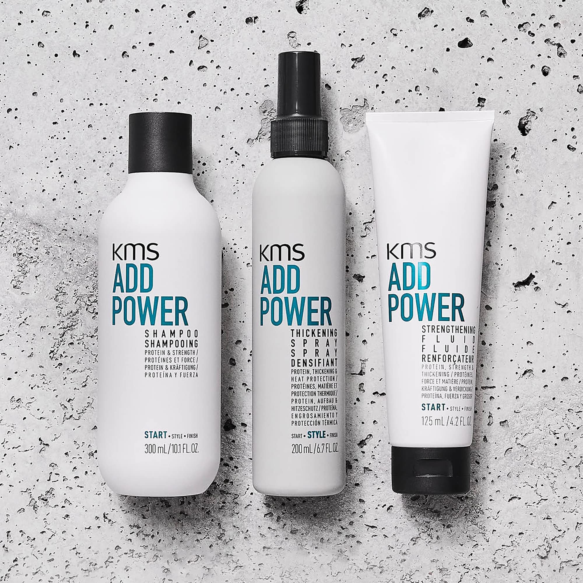 KMS ADDPOWER Shampoo for fine weak hair, 10.14 fl. oz.
