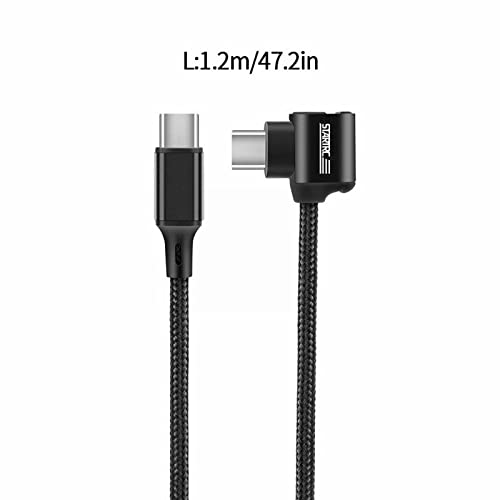 BGNTBUK Cat7a Cables Suitable for DJI Avata/FPV Through Glasses Two Way Data Cable Multifunction Transmission 1.2M Ultra Long Type C Data Cable Plug in Tens Unit Compatible with Machine