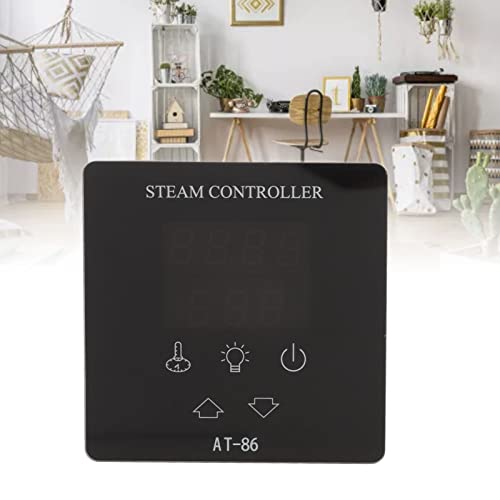 ABS Touch Screen Temperature Controller, Light on Switch Time Setting Touch Screen Temperature Controller Heater Switch for Steam Engine