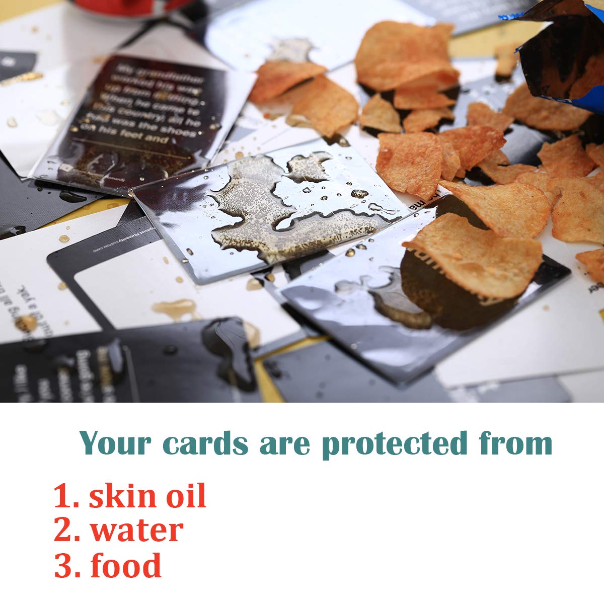 DeElf 1000 Bulk Clear Card Sleeves for Playing Card Standard Size Trading Game Fit MTG Baseball and Sport Cards Acid Free Enhance Penny Protector