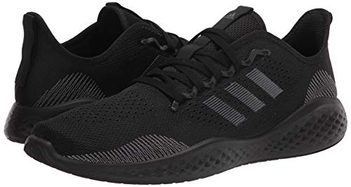 adidas Men's Fluidflow 2.0 Trail Running Shoe, Black/Grey/Black, 9