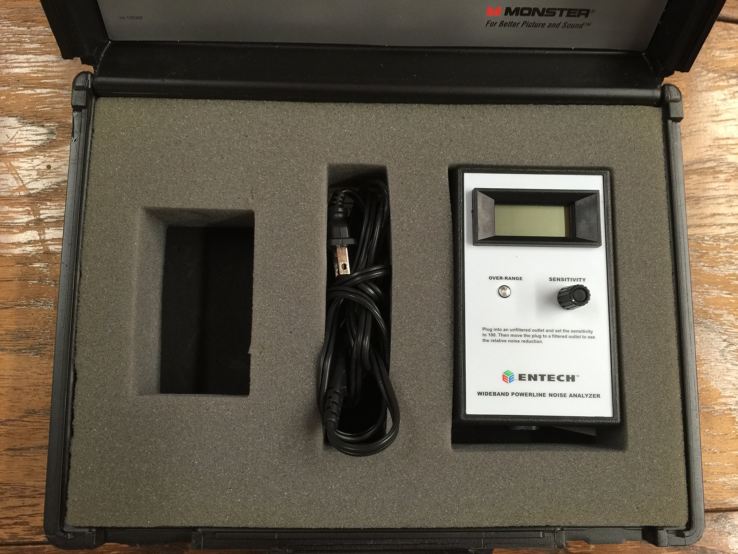 Monster Power Dr. Power Clean Power & Noise Isolation Demo Entech Wideband Powerline Noise Analyzer