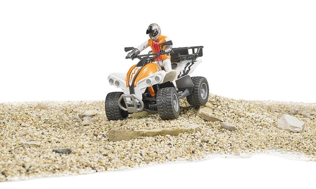 Bruder Quad with Driver (Colors May Vary)