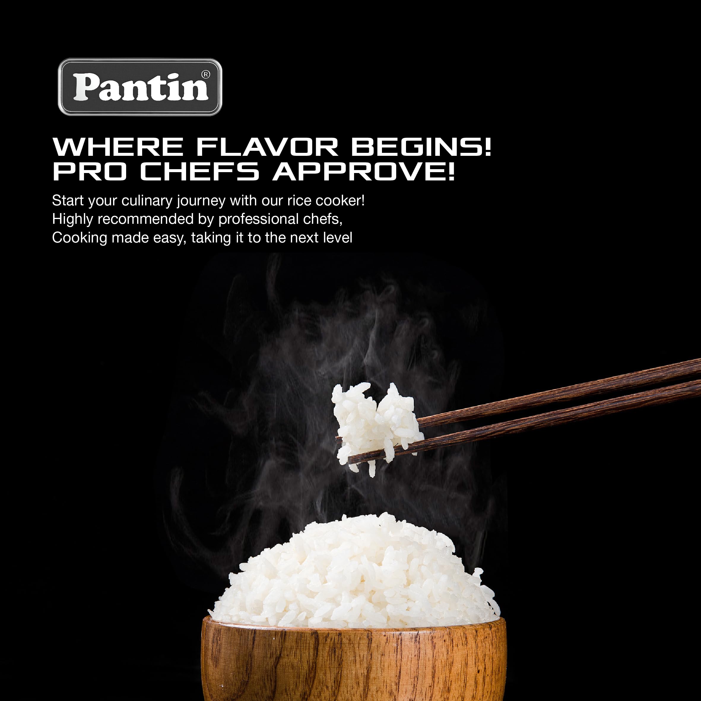Pantin Commercial Electric Rice Cooker β 35 Cups Raw / 70 Cups Cooked Capacity w/Measuring Cup & Scoop β High-Efficiency Large Rice Cooker Commercial Rice Cooker for Restaurants, Hotels and Catering