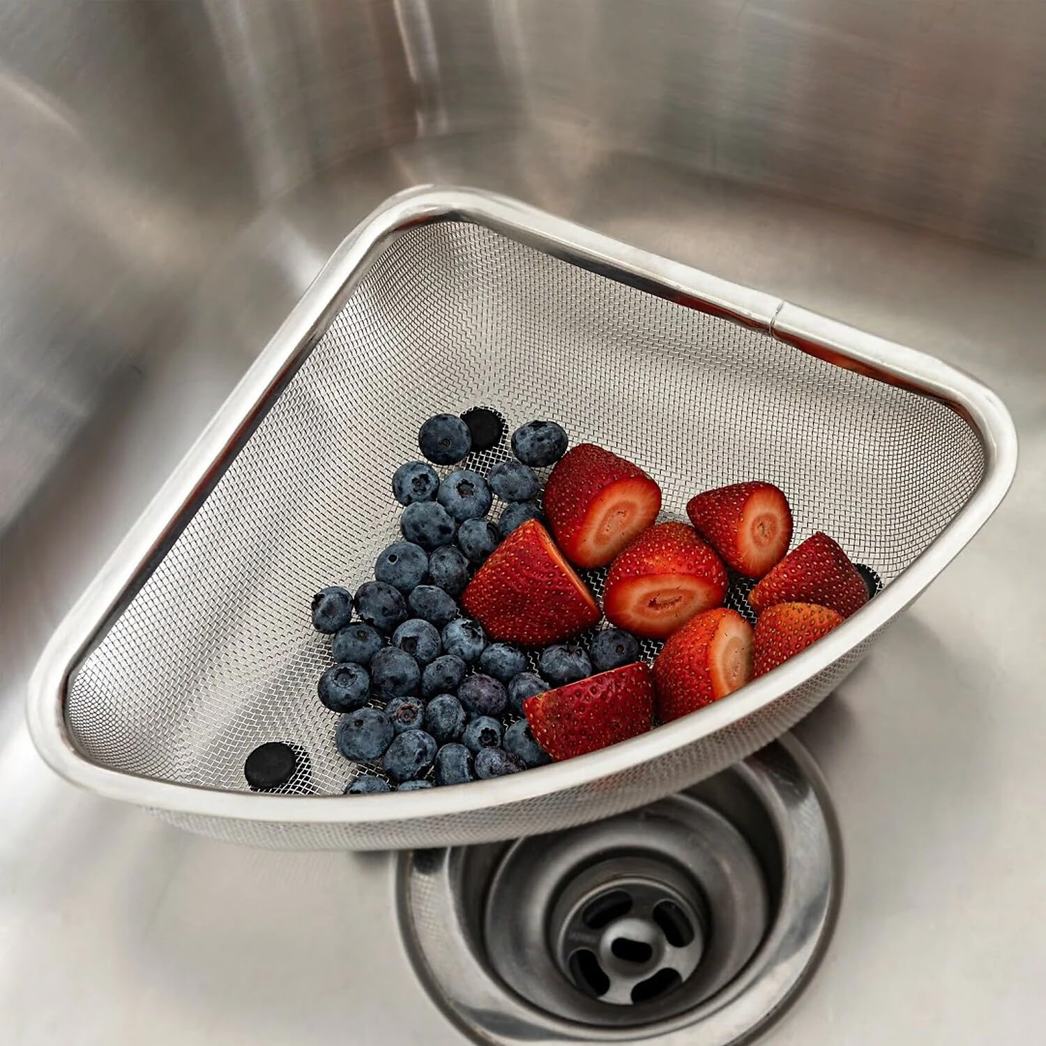 Better Houseware 725 Sink Strainer, standard, Silver