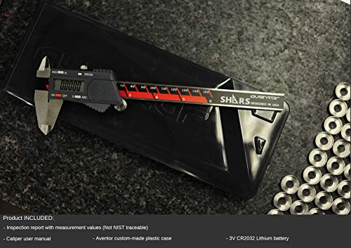 Aventor 0-6"/0-150mm Absolute DPS Digital Caliper IP54 Protection, Resolution 0.0005"/0.01mm 303-1551 S]