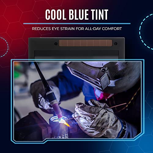 Auto-Darkening Welding Filter For Mask 2x4 - Shade 11, Filtering Lens Fits Most Helmets and Pipeliner Hood