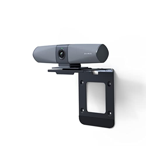 AVerMedia 4K Video Conference Camera, Speakerphone, Echo Cancellation, Autoframing, Zoom Certified, Wired Network and One Cable Connection - Webcam for PC, Tripod& Monitor PA511D
