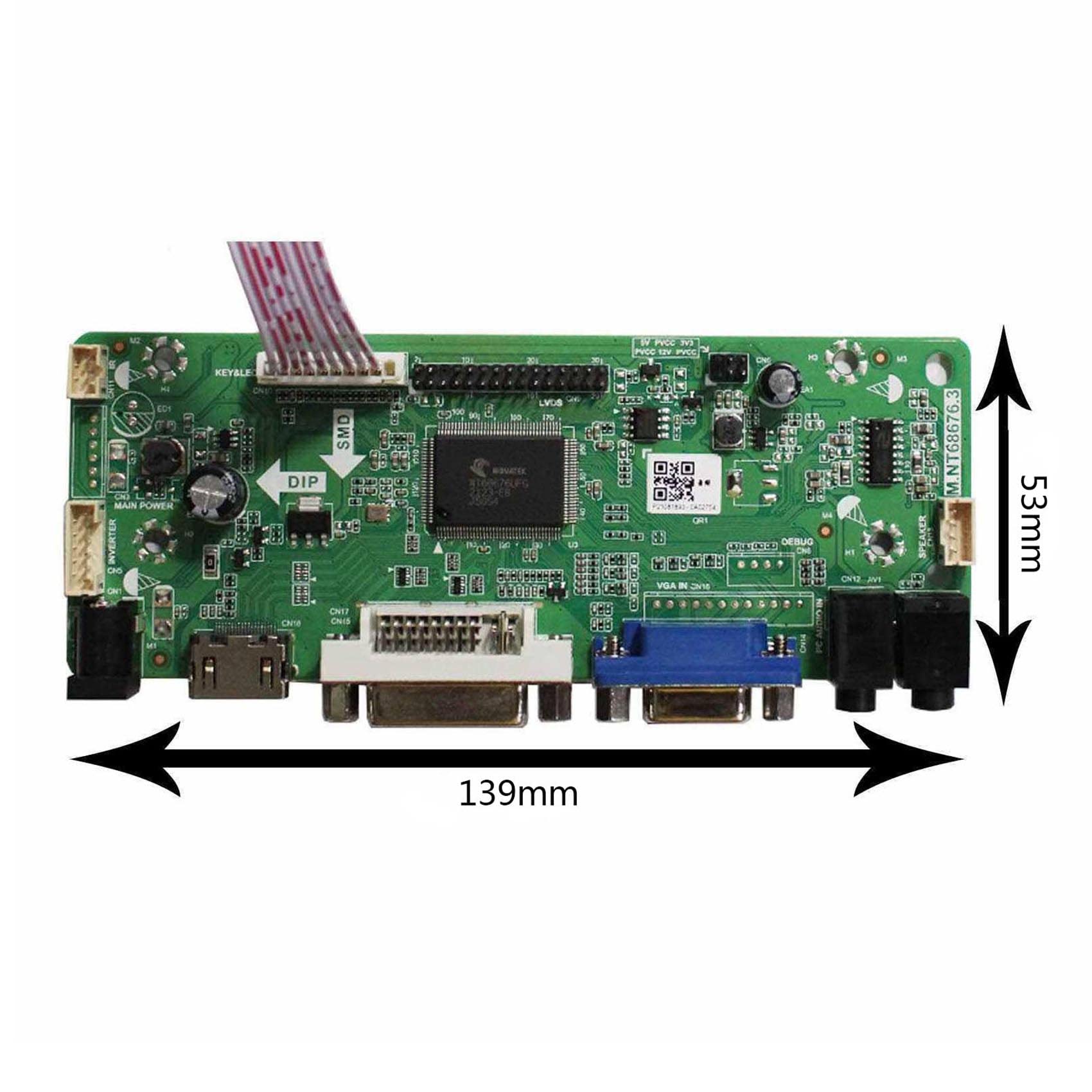 HDMI Audio LVDs Controller Board 30Pin for 1680x1050 M201EW02 M220EW01 LTM220M1 LTM220M2 20.1" 22" 4CCFL LCD Screen Panel
