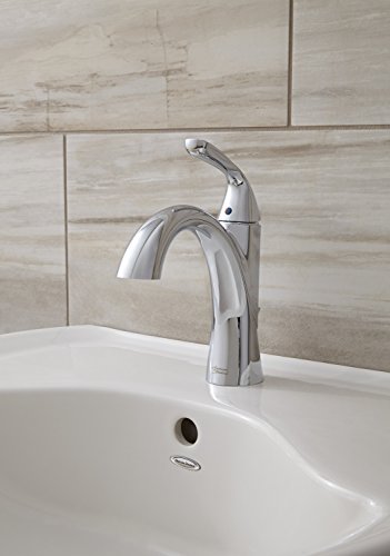 American Standard 7186101.002 Fluent Single Control Bathroom Faucet with Pop-up Drain, 18 in x 18 in, Polished Chrome