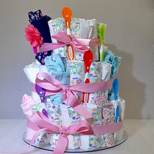 EZ Diaper Cake - Baby Shower Diaper Cake Birthday Cake Kit