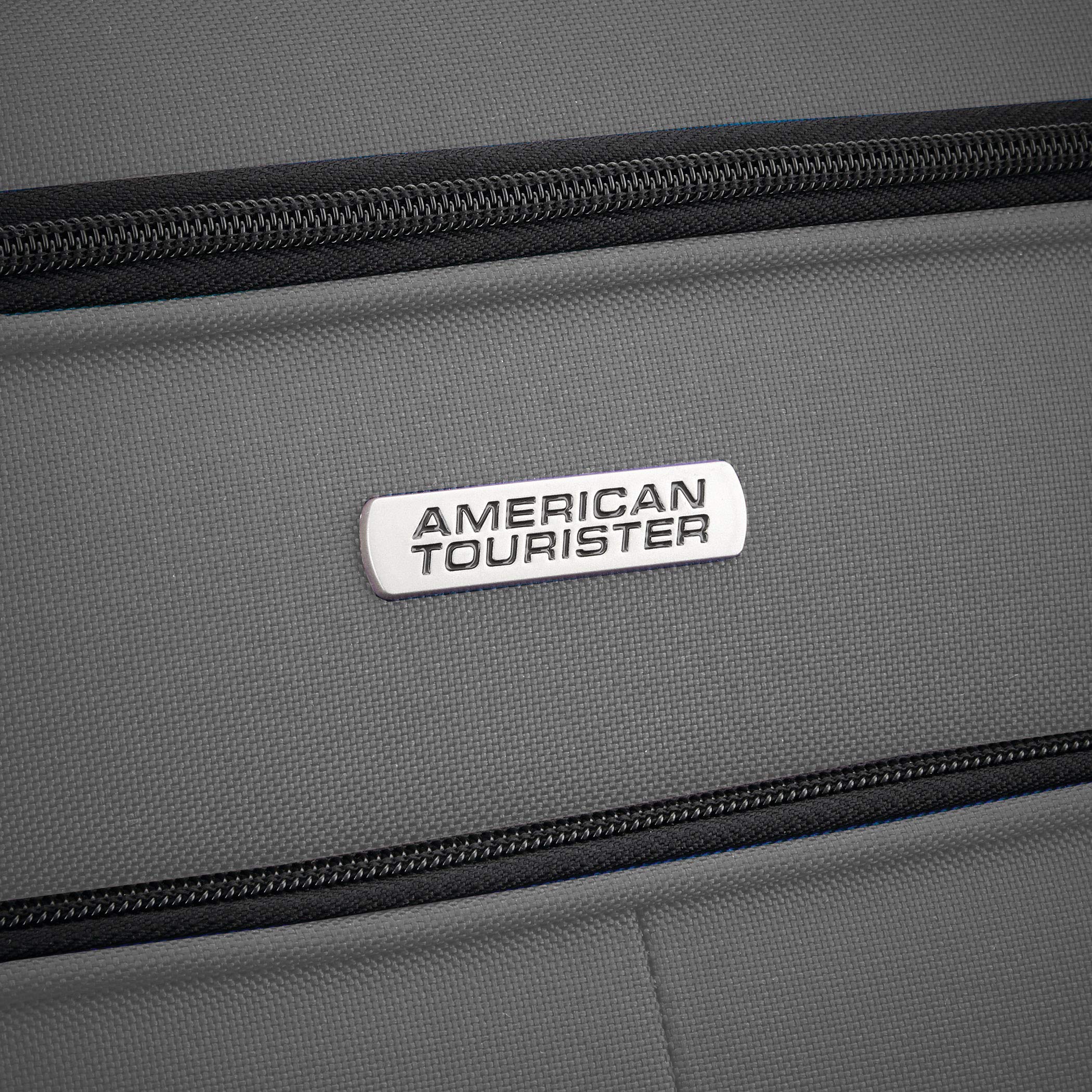 American Tourister Pop Max Softside Luggage with Spinner Wheels, Teal, Checked-Large 29-Inch