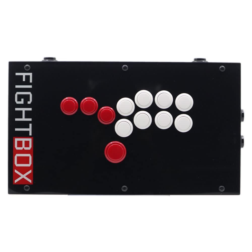 FightBox F1-PC-B All Buttons Leverless-Style Arcade Joystick Fight Stick Game Controller For PC Sanwa OBSF-24 30