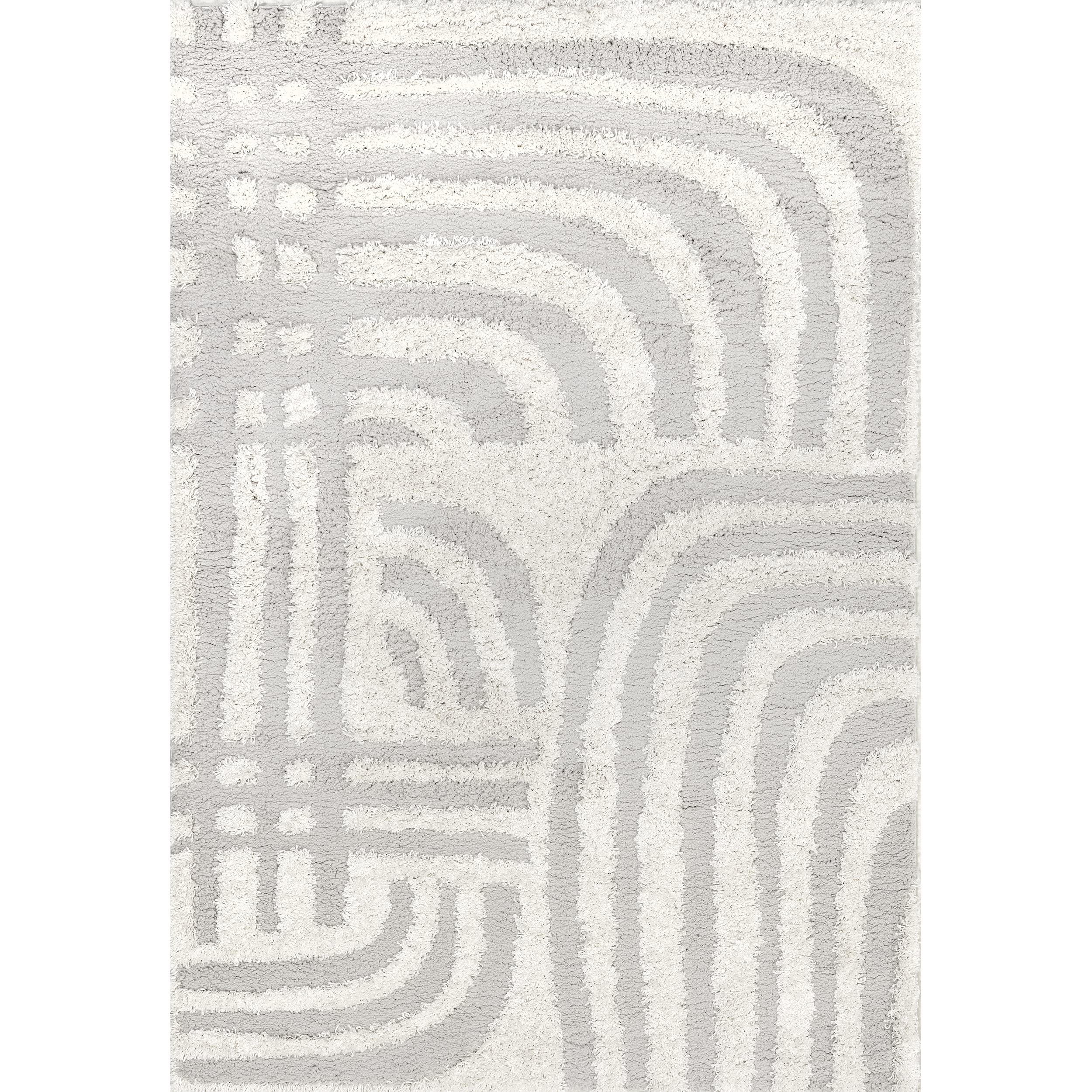 nuLOOM Maureen Modern Shag Area Rug, 8x10, Beige
