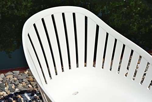 Brampton Patio Brampton Chiavari Outdoor Chairs Set of 2 | Eucalyptus Wood Legs| Perfect for Patio, 2-Piece, Dark Teak Finish