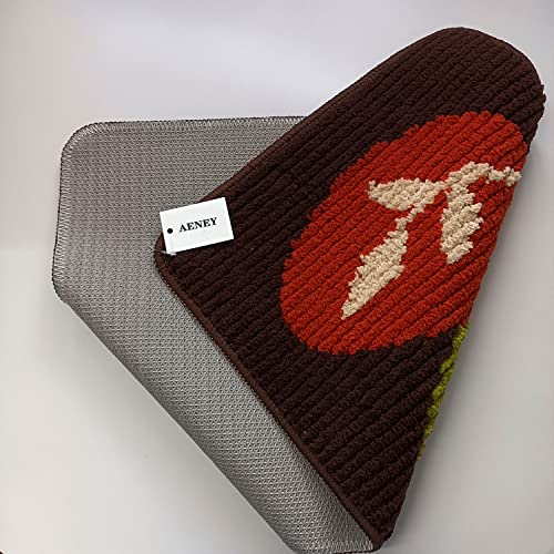 AENEY-Door mats, Front Back Door Rug Durable Rubber Backing Non Slip Door Mat Super Absorbent Resist Dirt Entrance Rug