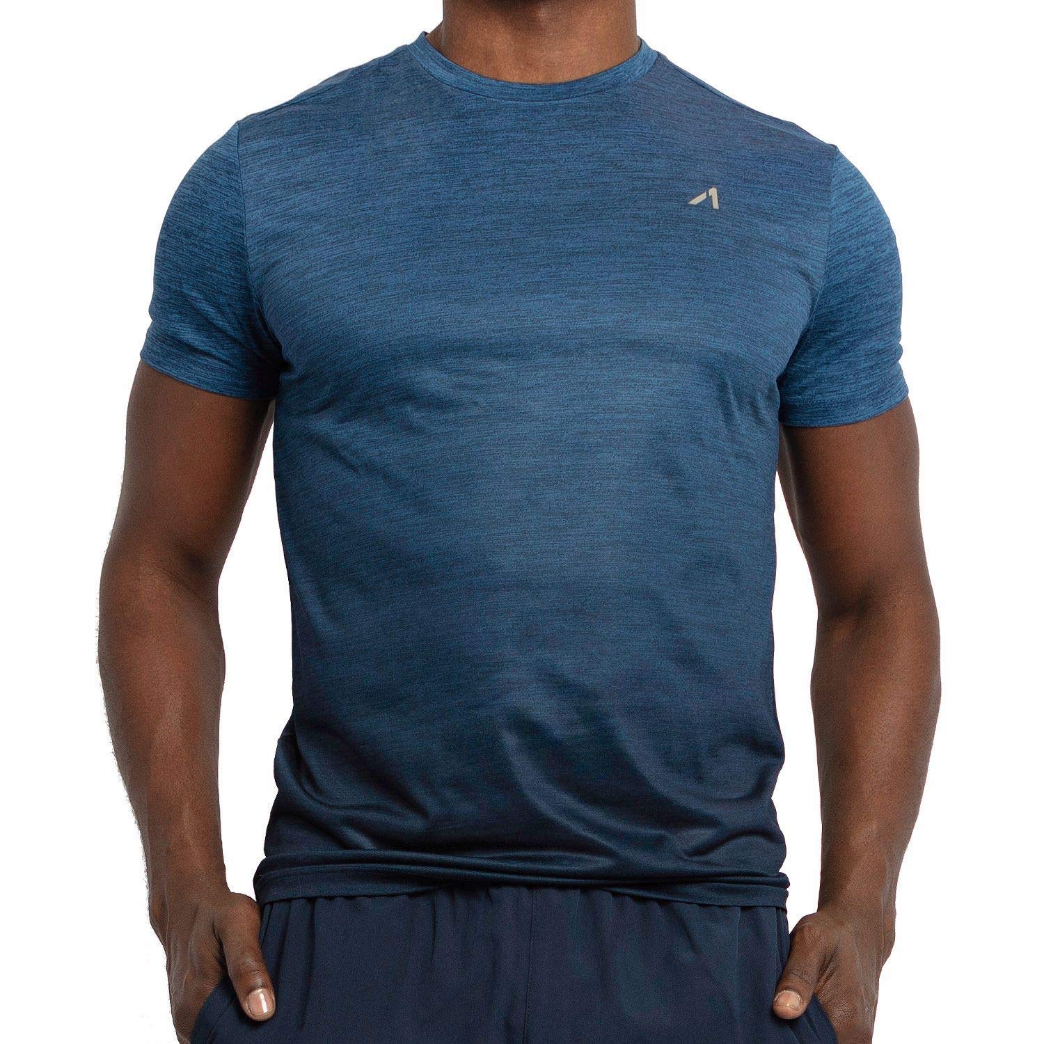 Al1ve Men's Tee Shirt Quick Dry Active Performance Short Sleeve Shirt