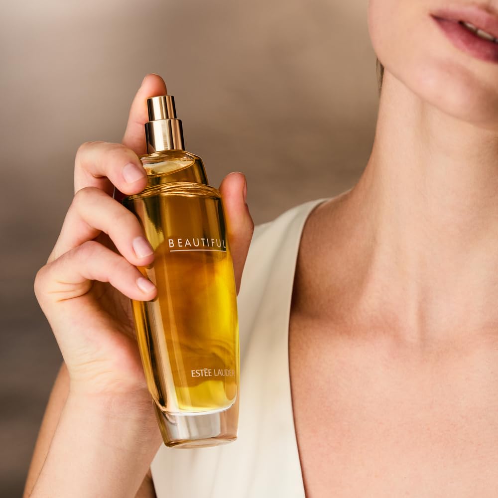 Estée Lauder Beautiful Eau de Parfum Spray with Notes of Rose, Lily, Tuberose & Orange Flower | Women's Perfume, 3.4 Fl Oz