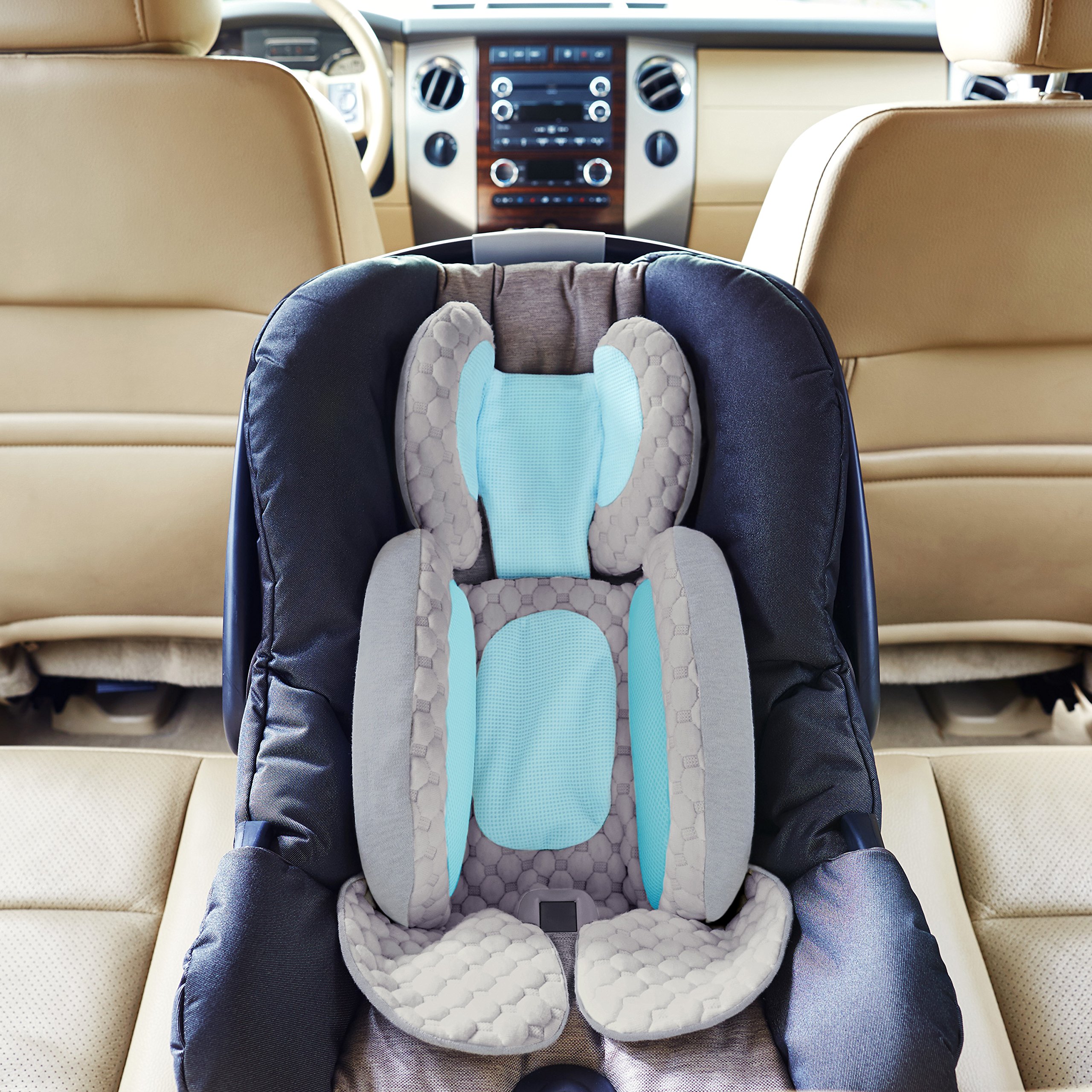 Munchkin Brica Cool Cuddle Head and Body Support for Car Seat