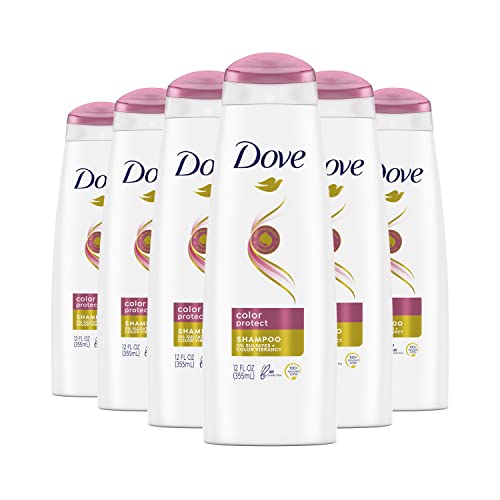 Dove Nutritive Solutions Sulfate-Free Color Care Shampoo for Color Treated Hair Color Protect Lasting Color Vibrancy 12 oz, Pack of 6