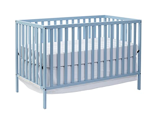 Suite Bebe Palmer 3 in 1 Convertible Crib, Baby Blue