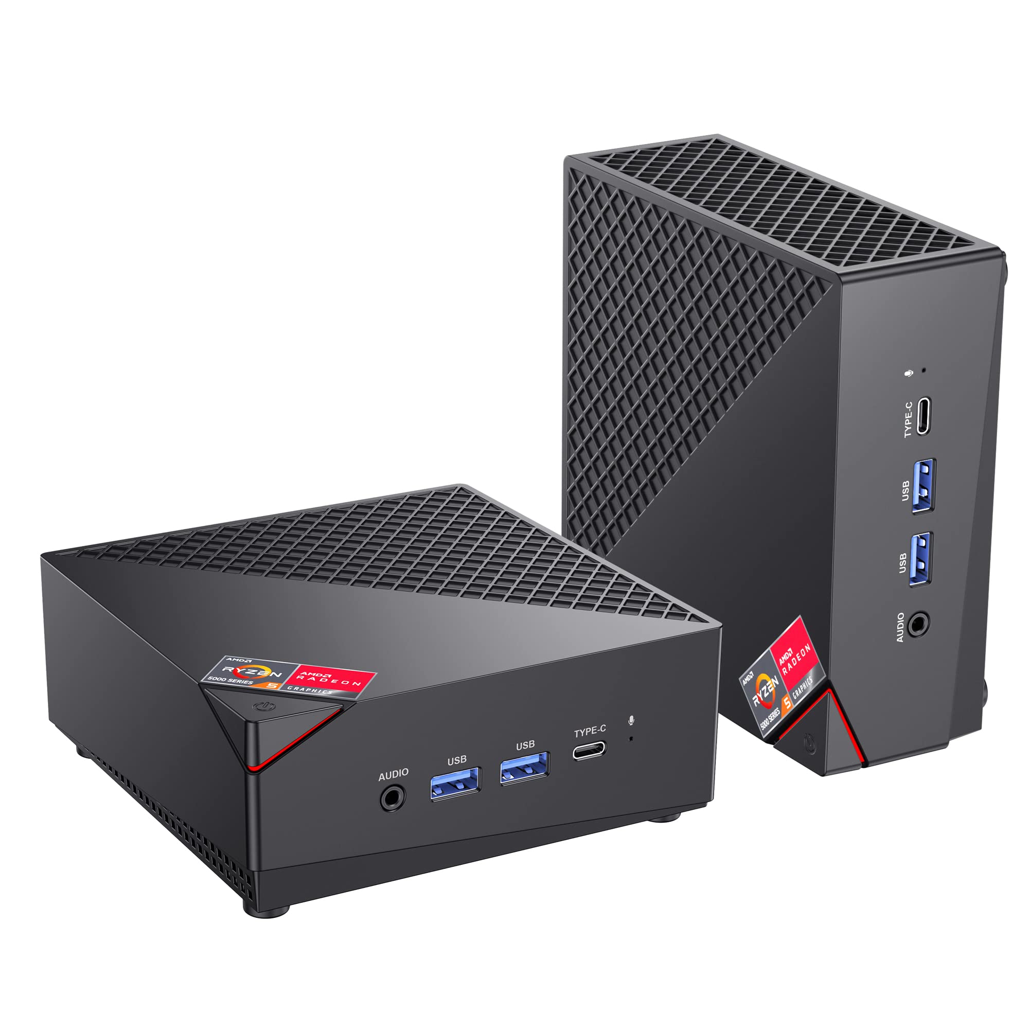 ACEMAGICIAN Mini PC, AMD Ryzen 5 5600U(6C/12T, up to 4.2 GHz), Mini Computers Windows 11 Pro 16GB DDR4 RAM 512GB M.2 2280 SSD Graphics 7 Core 1800 MHz, Support 2.5 Inch HDD