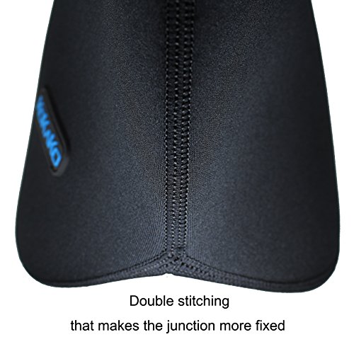 Lunch Bag Neoprene Lunch Box by KoKaKo Tote Washable Insulated Waterproof for Men Women Kids(Black)