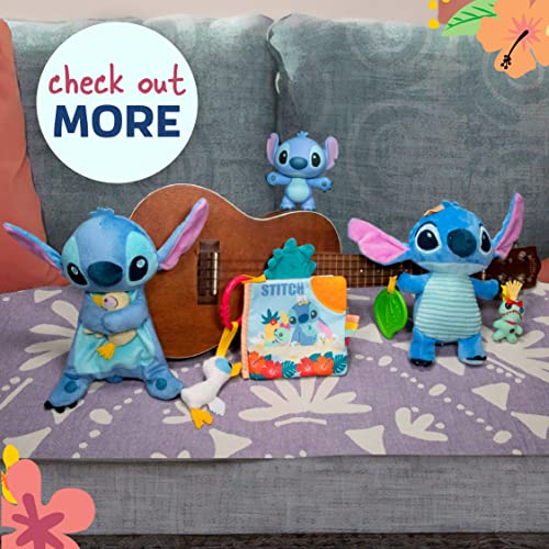 KIDS PREFERRED Disney Baby Lilo & Stitch Soft Book: Stitch ON-The-GO Soft Book, Blue