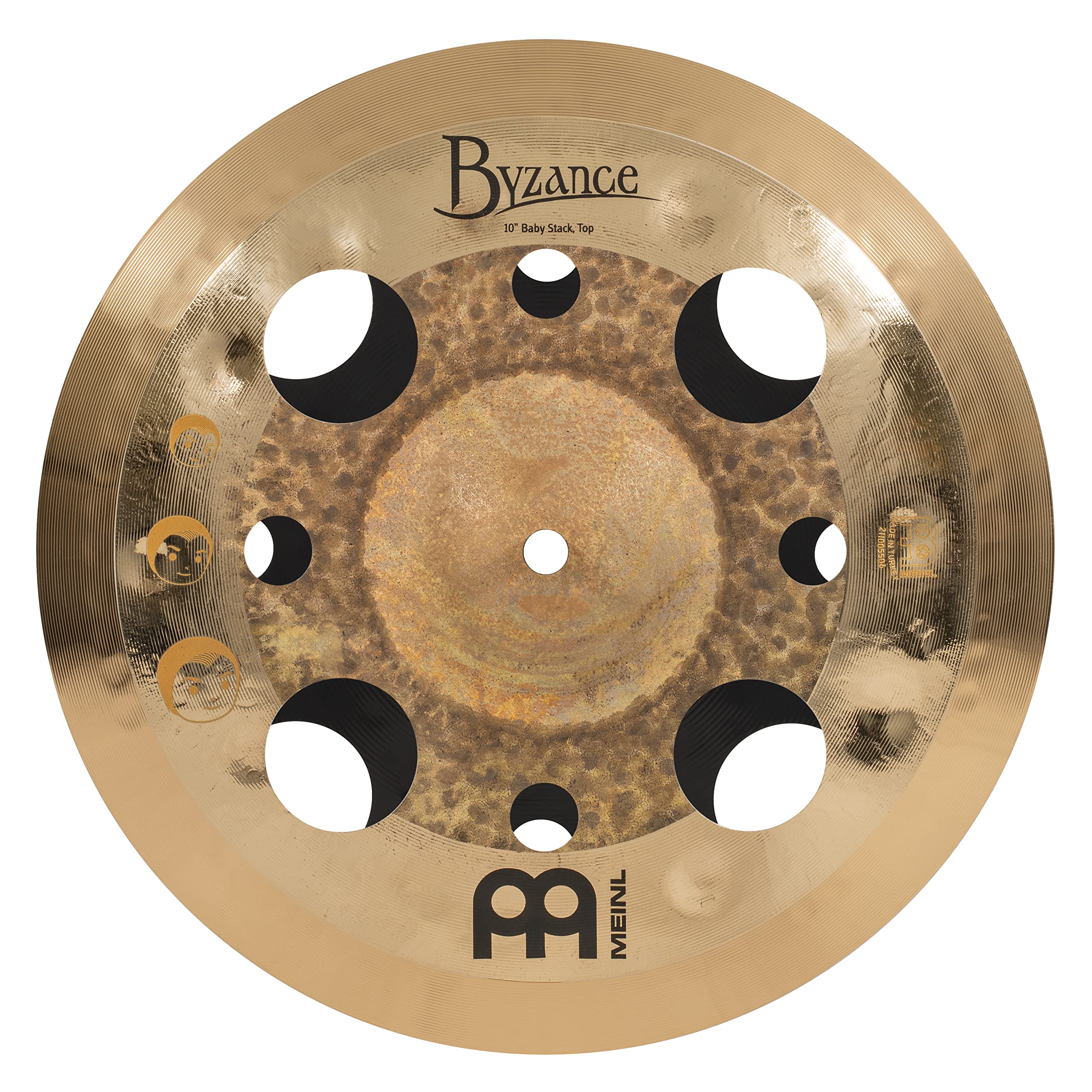 Meinl Cymbals Luke Holland 10"/12" Artist Concept Model Baby Stack Effect, 2-Year Warranty (AC