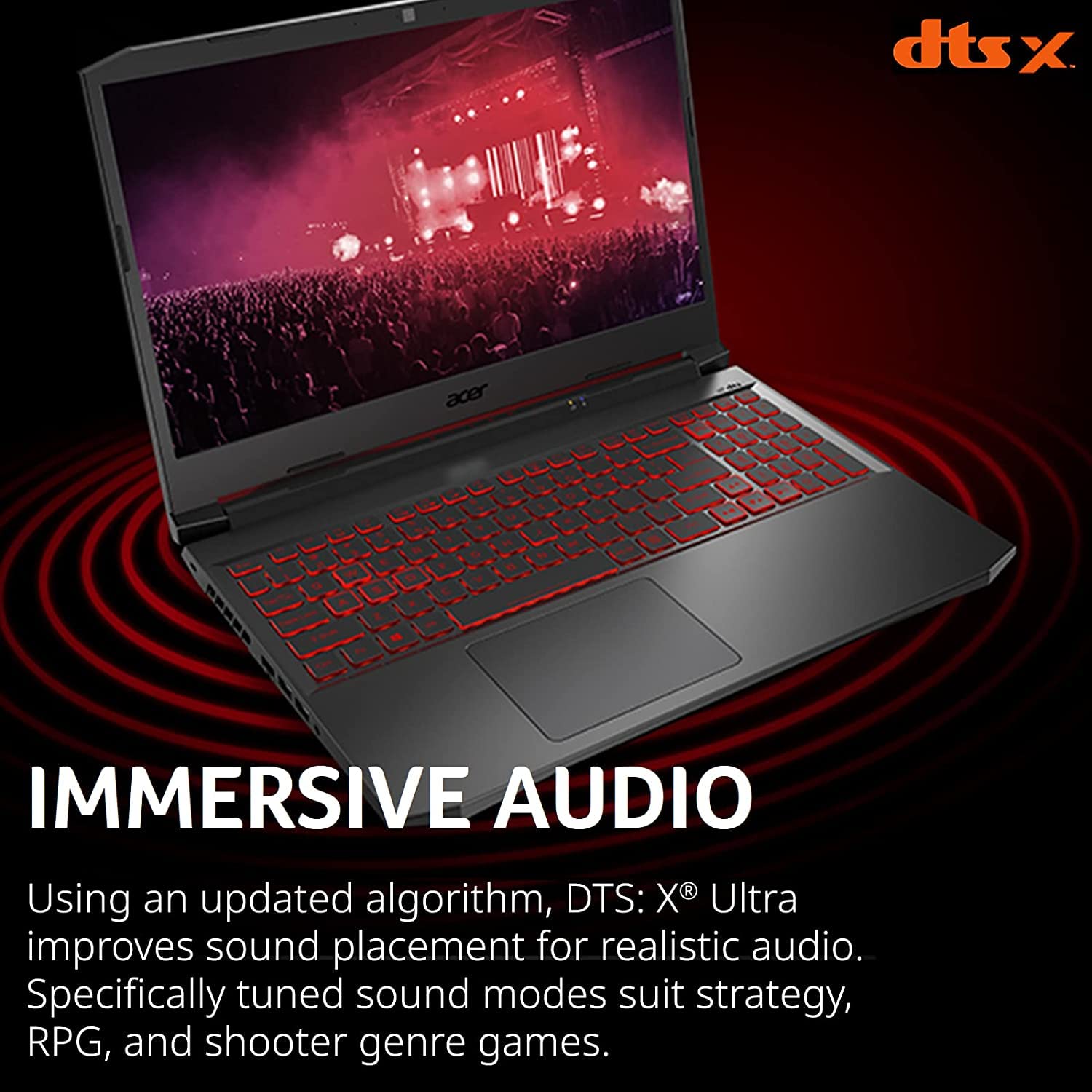 Acer Newest Nitro 5 Flagship Gaming Laptop: 15.6" FHD 144Hz IPS Display, Intel Gaming 8-Core i7-11800H, 64GB RAM, 2TB SSD, GeForce RTX 3050Ti, WiFi-6, Backlit-KYB, DTSX Audio, Cool Tech, Win11