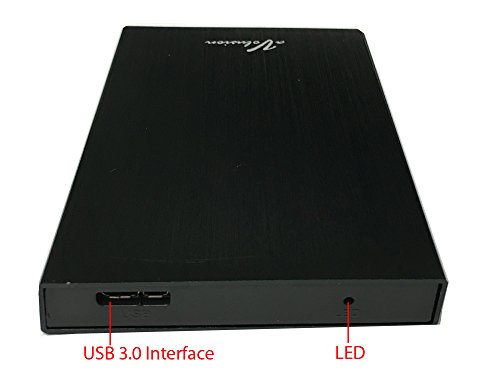 Avolusion HD250U3 1TB Ultra Slim USB 3.0 External Hard Drive (Pocket Drive for WindowsOS Desktop, Laptop, Tablet) (Black) - 2 Year Warranty