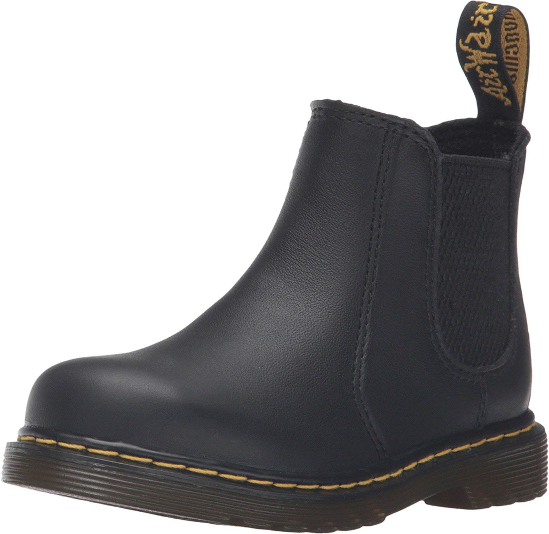 Dr. Martens Kid's Collection Unisex 2976 Toddler Chelsea Boot (Toddler) Black 9 UK (US 10 Toddler) M