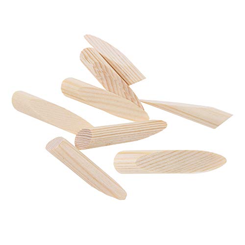 AUTOTOOLHOME 100 Pack Solid Wood Pocket Hole Plugs Pine for Pocket Hole Jig Woodworking Tool with a Storage Case(100)