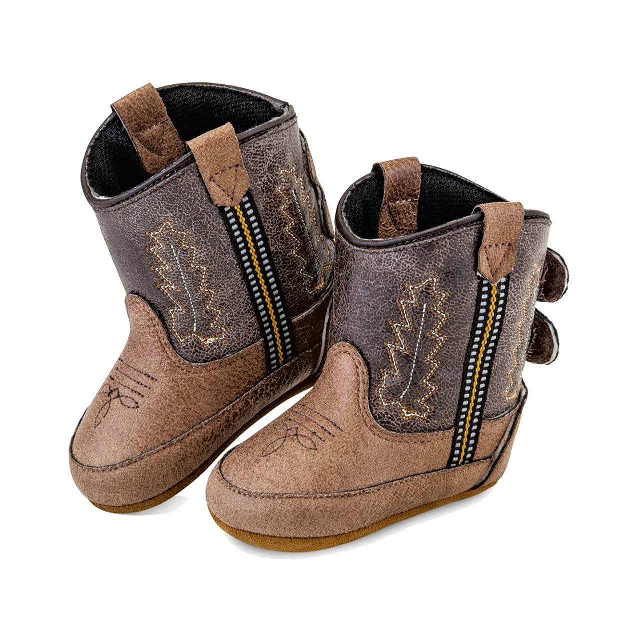 Old West Kids Boots Baby Poppets Leather Boots with Closure, Brown, 1 US Unisex Infant" to "Old West Kids Boots Baby Poppets Leather Boots, Brown, 1 US Unisex Infant