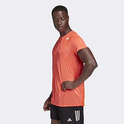 adidas Men's HEAT.RDY Tee Solar Red Small